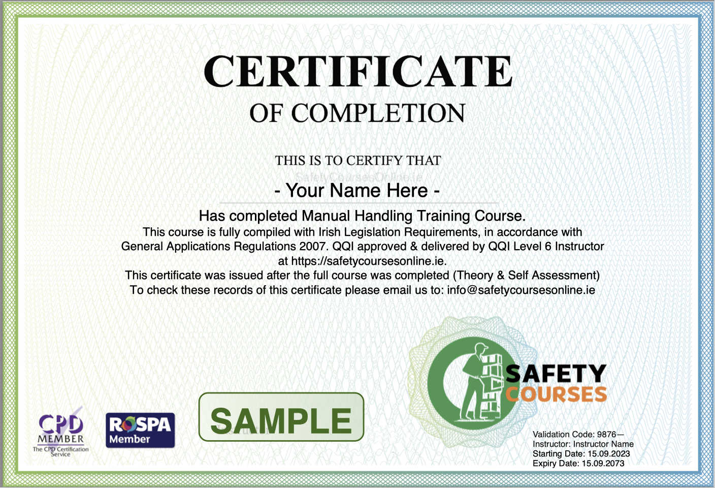 Safety Courses Online